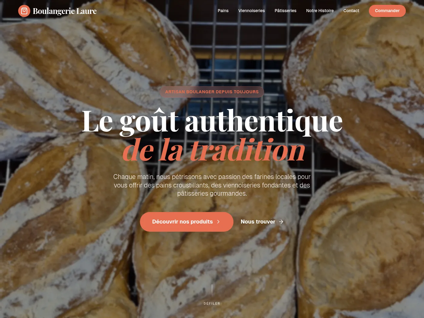 Boulangerie Laure Website
