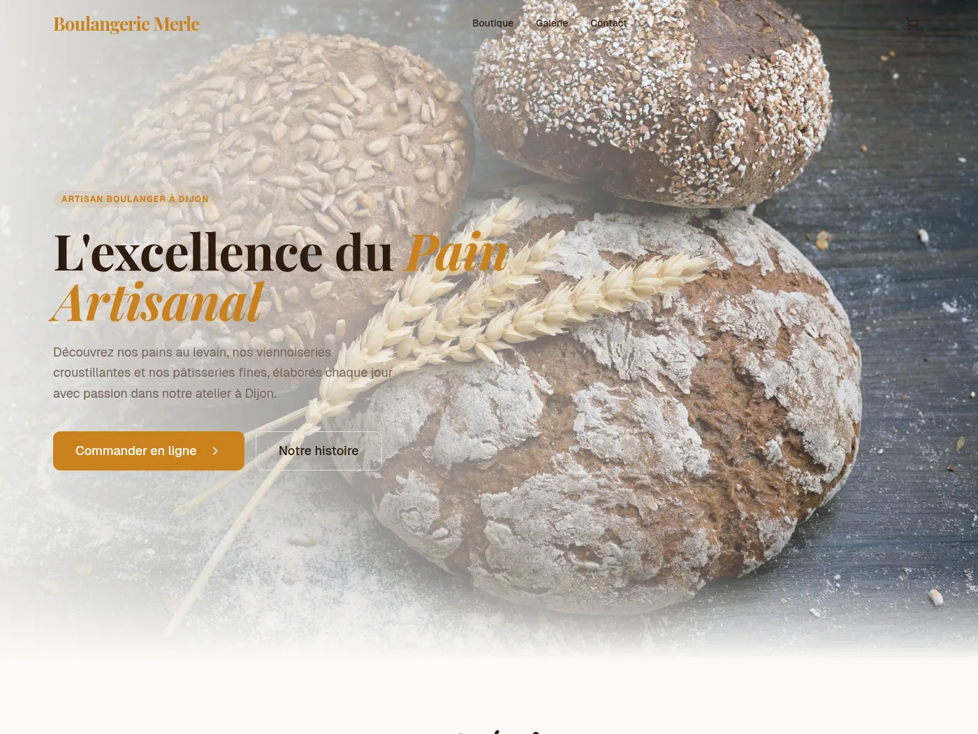 Boulangerie Merle Site
