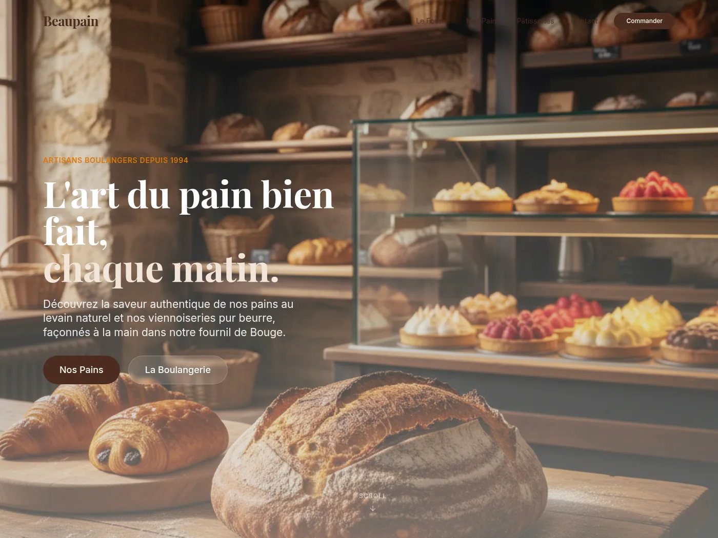 Boulangerie Beaupain Site