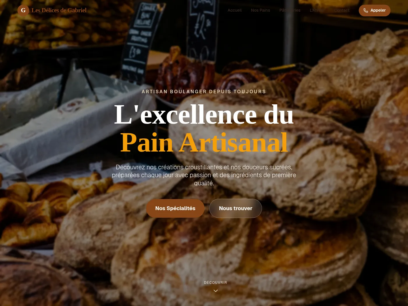 Boulangerie Atelier Web
