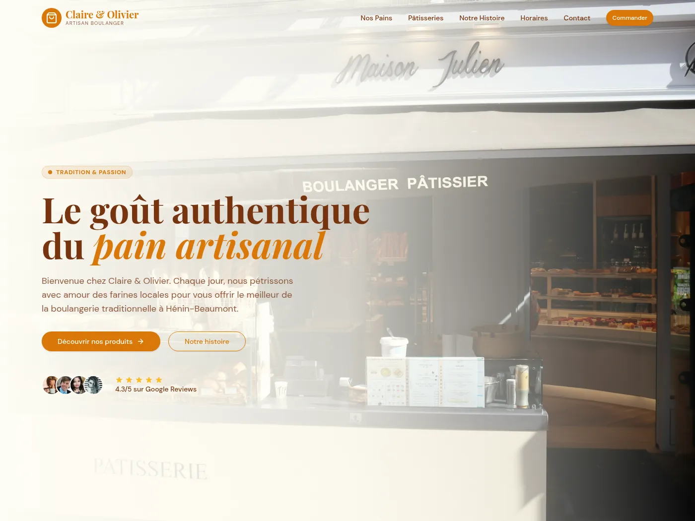 Boulangerie Web Showcase