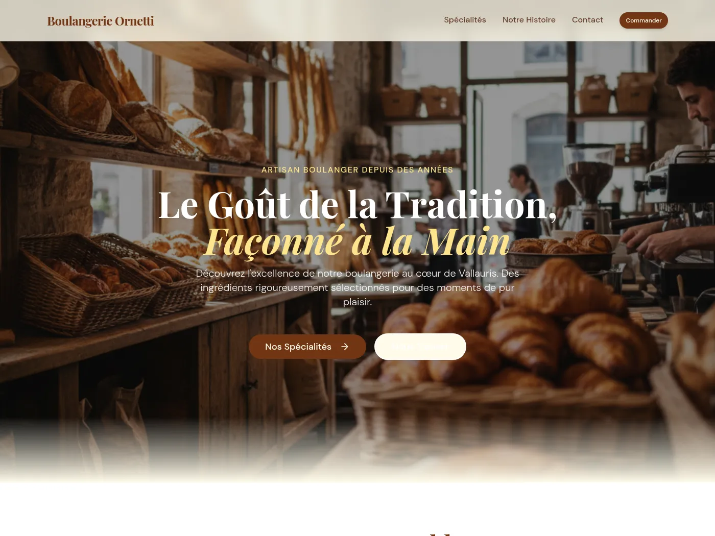 Boulangerie du Centre Site