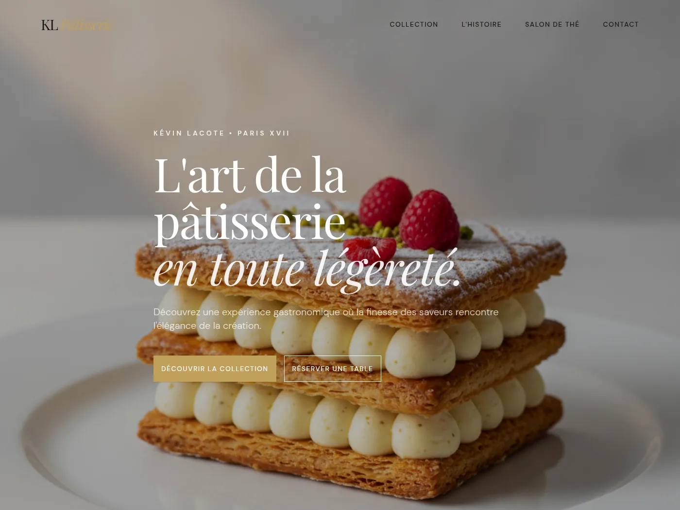 Boulangerie Vitrine Site