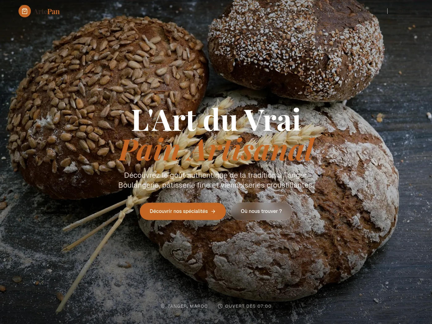 Boulangerie Vitrine Web