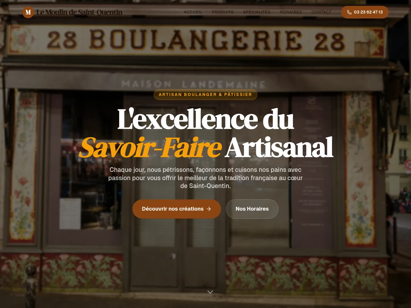Boulangerie Artisanale Vitrine