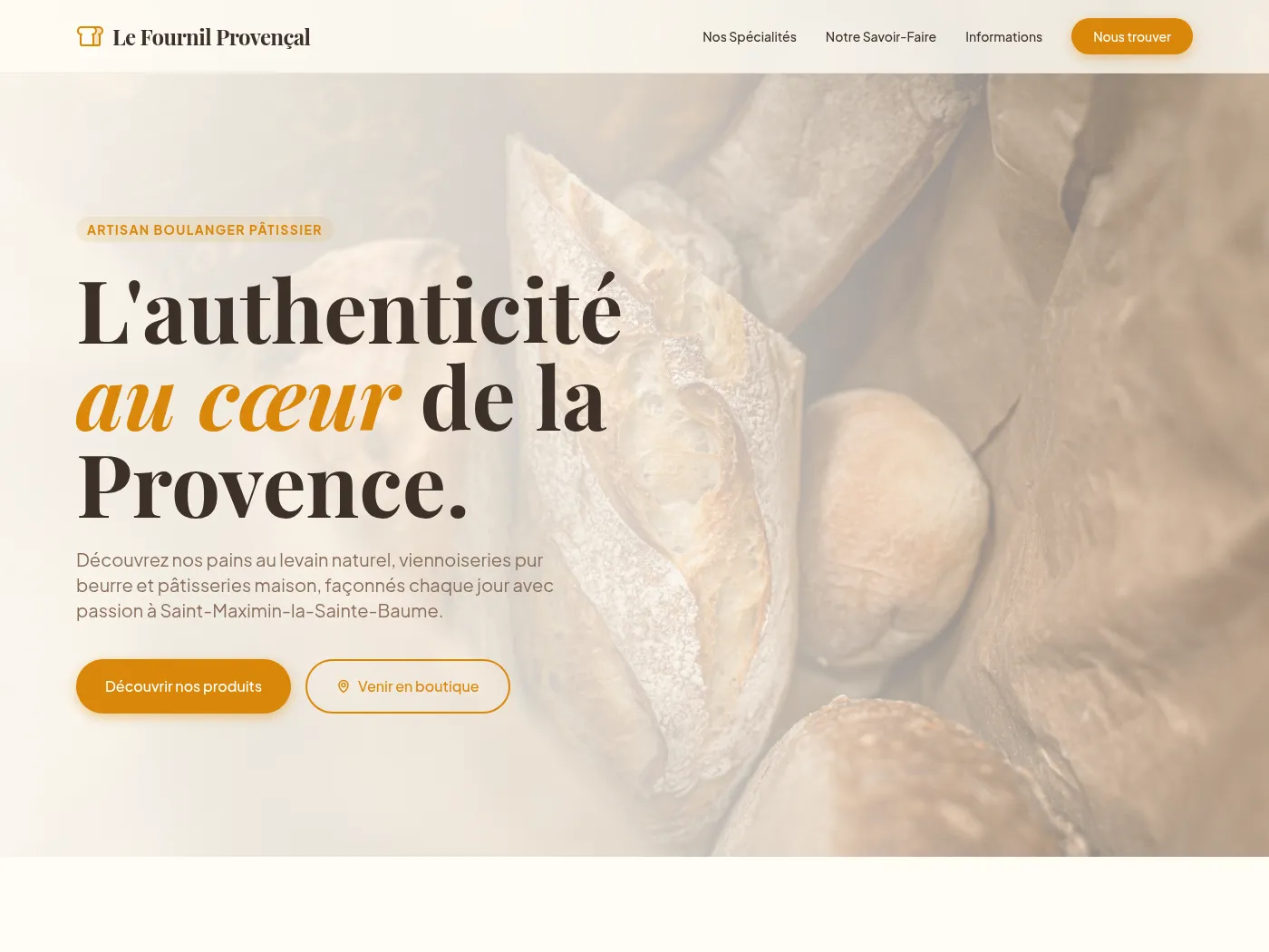 Boulangerie Vitrine Web