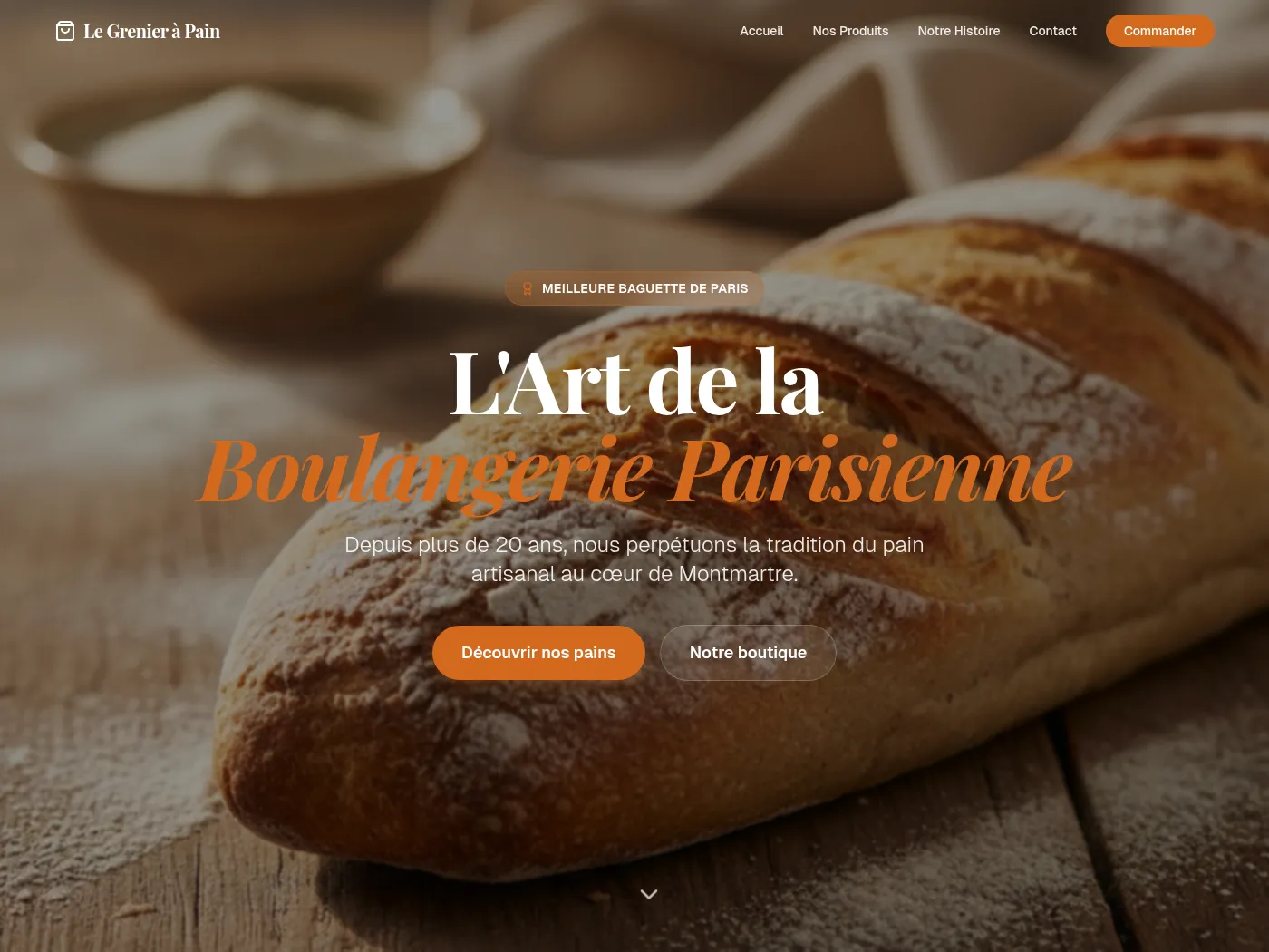 Boulangerie Vitrine Web