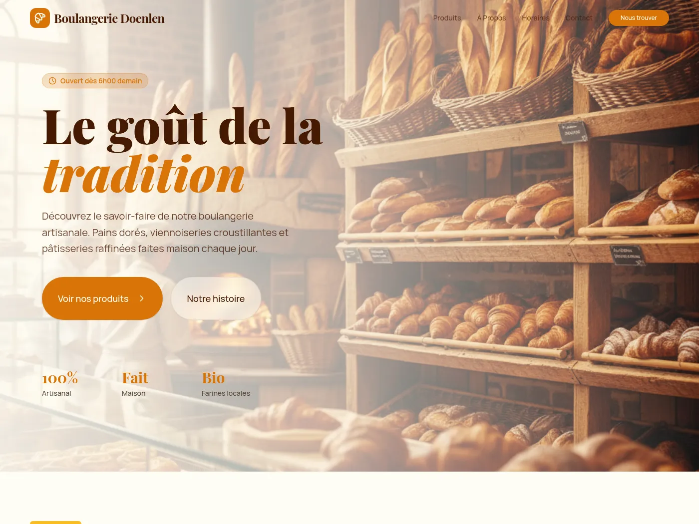 Boulangerie Vitale Vitrine