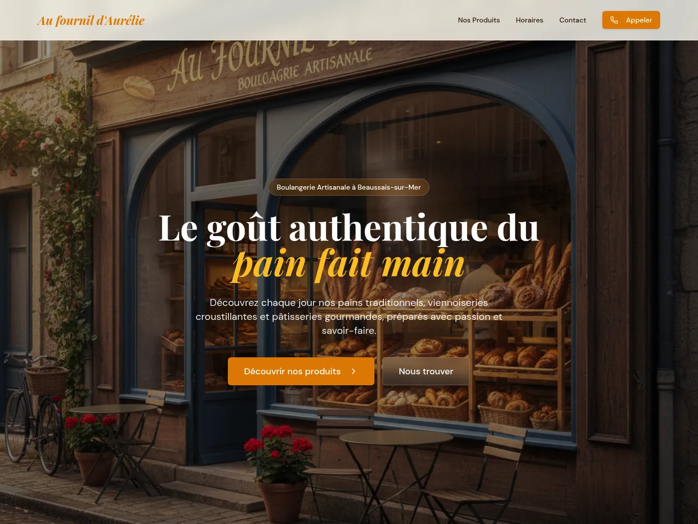 Boulangerie Vitrine Web