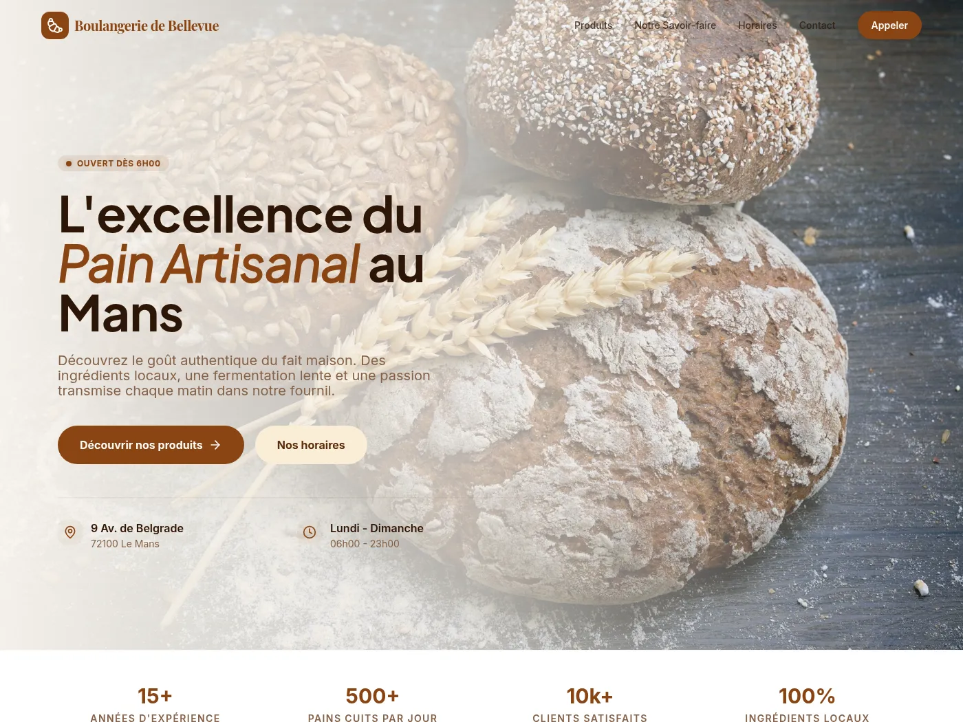 Boulangerie Vitrine Web