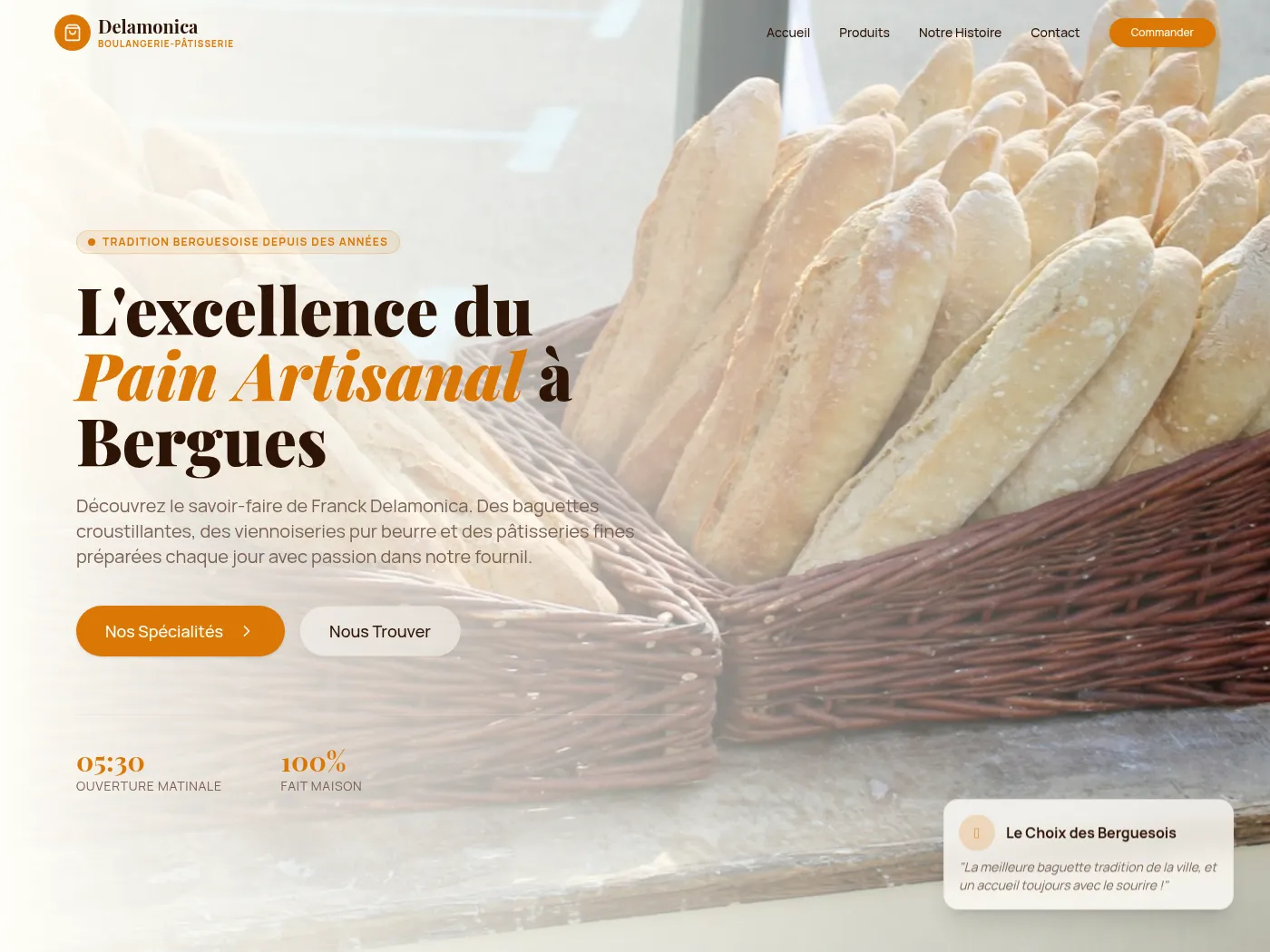 Boulangerie Vitrine Web