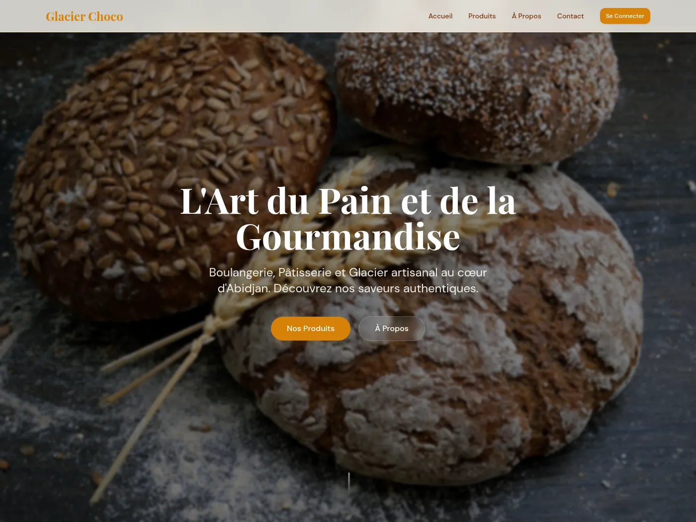 Boulangerie Showcase Site