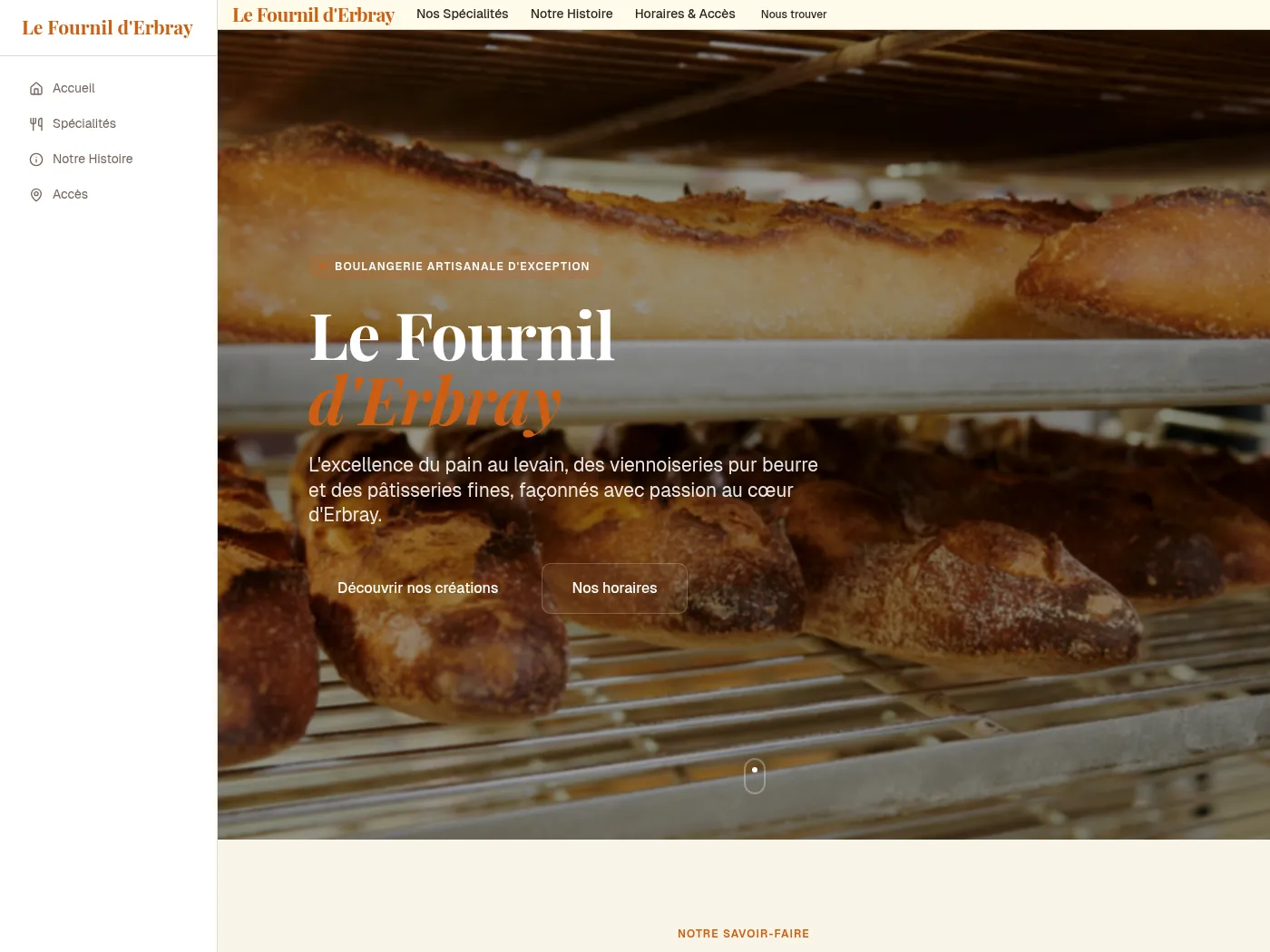 Boulangerie du Village Site