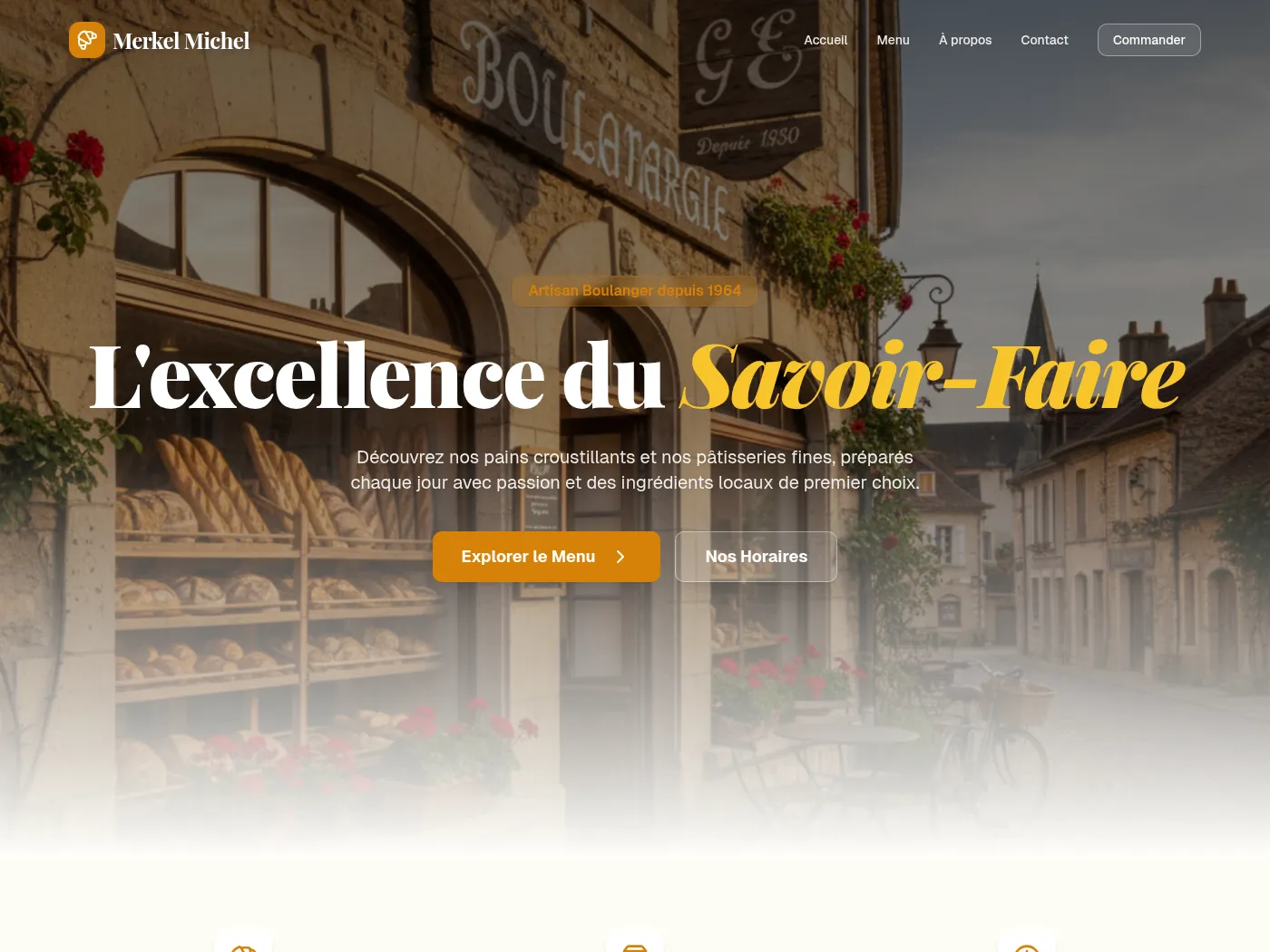 Boulangerie Web Showcase