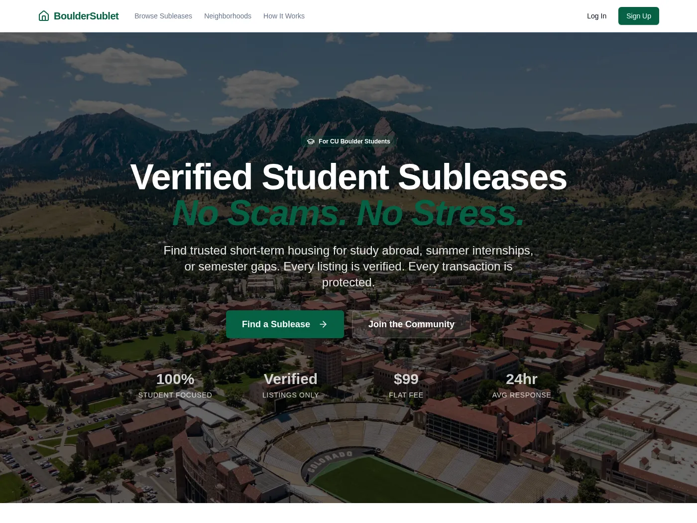 BoulderRent Housing Platform