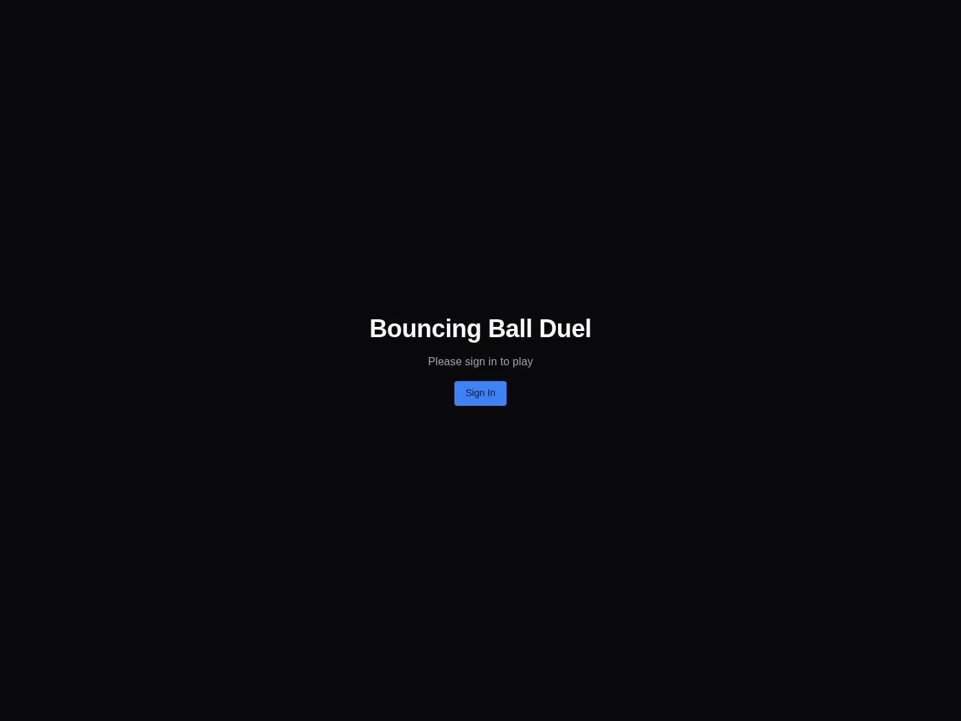 Bouncing Ball Duel