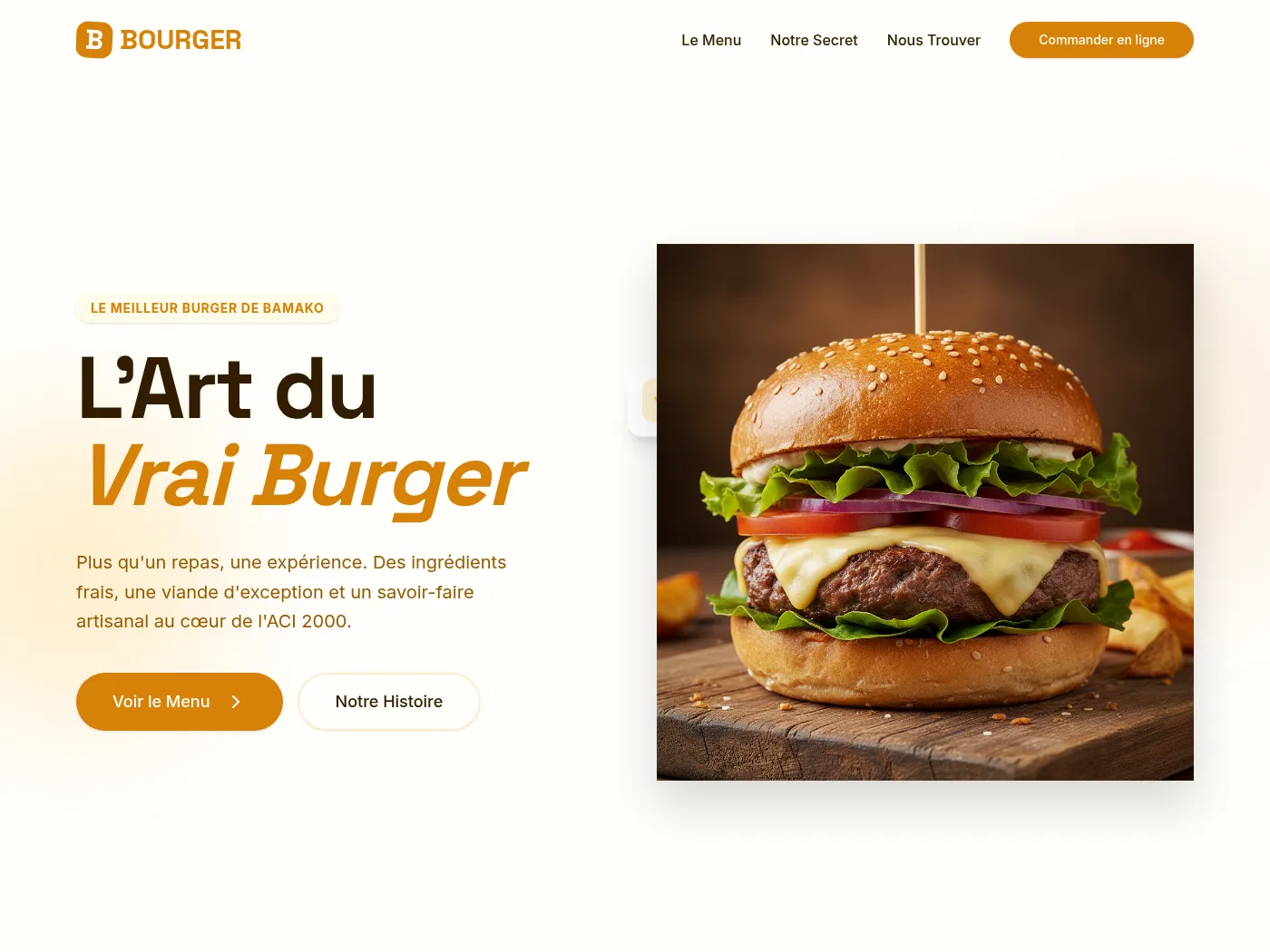 Bourger Showcase Site