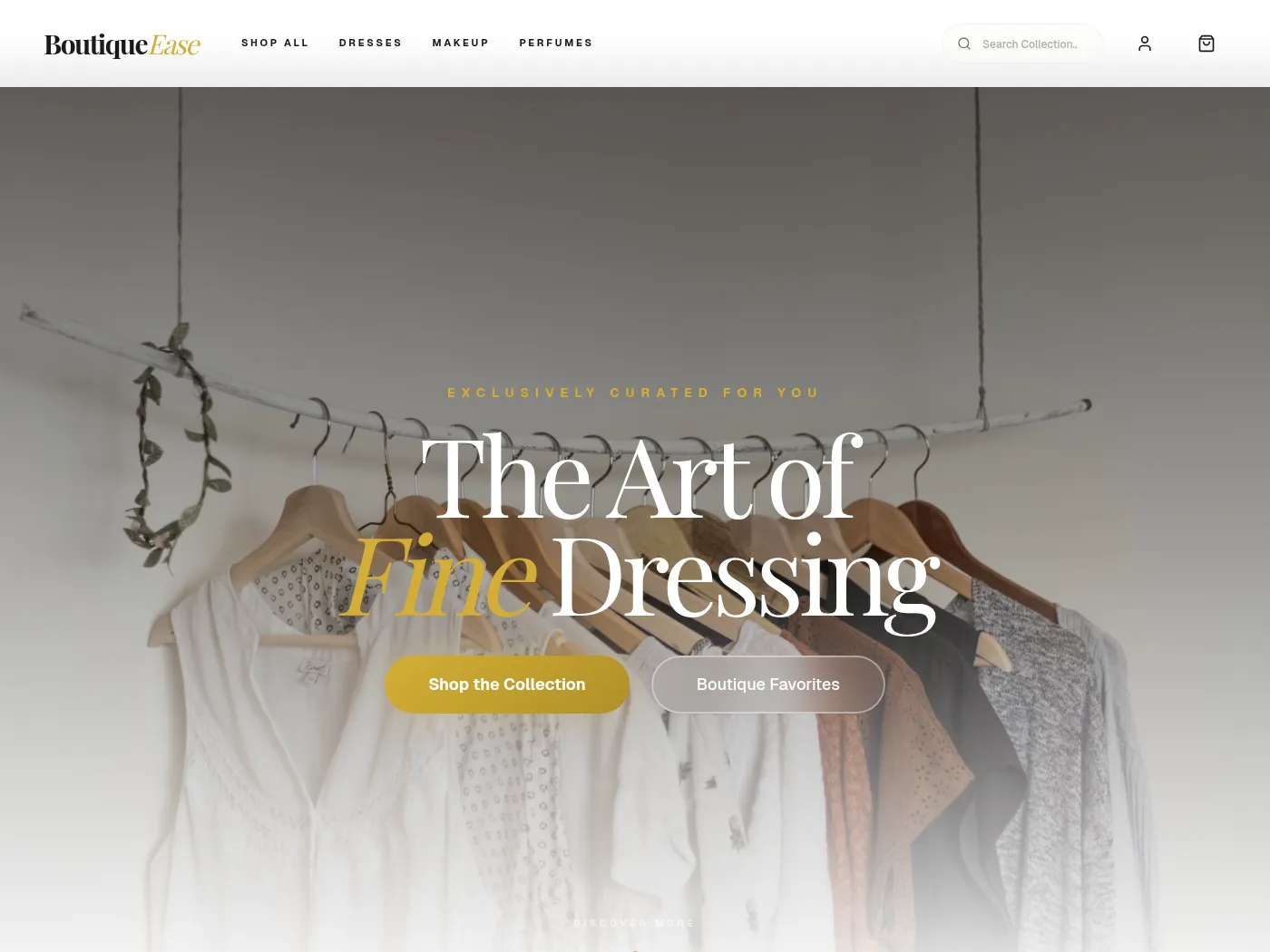BoutiqueEase Shopfront