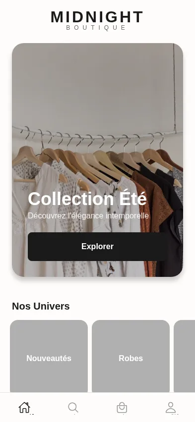 Boutique Fashion App