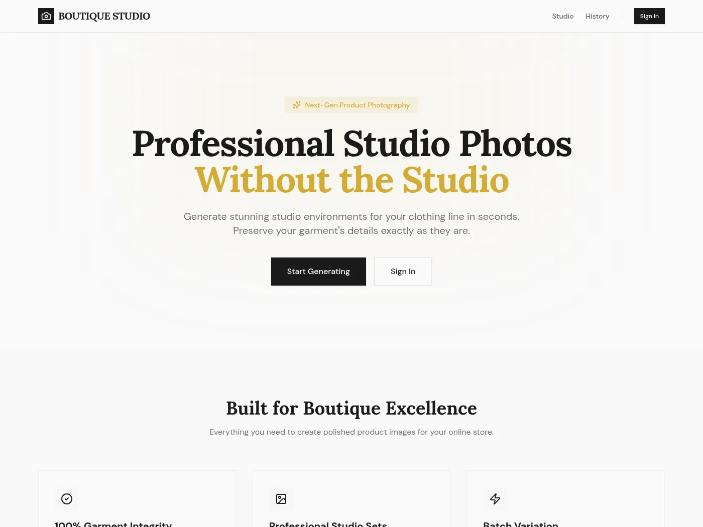 Boutique Studio SaaS