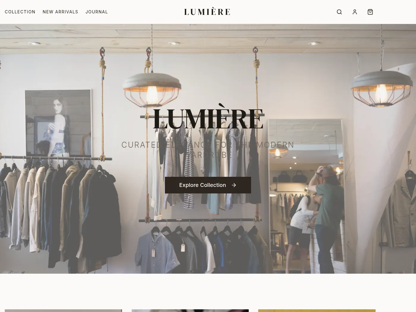 Boutique Shop Website