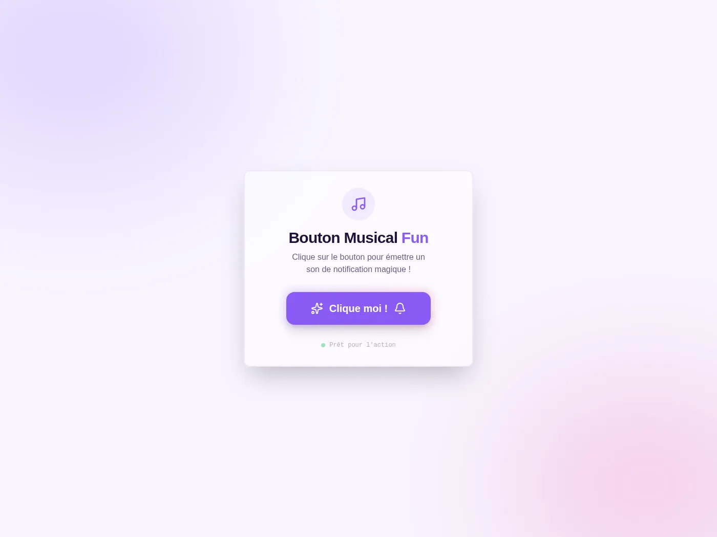 Bouton Musical Fun