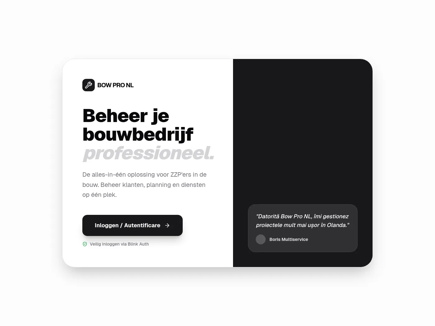 Bow Client Manager NL