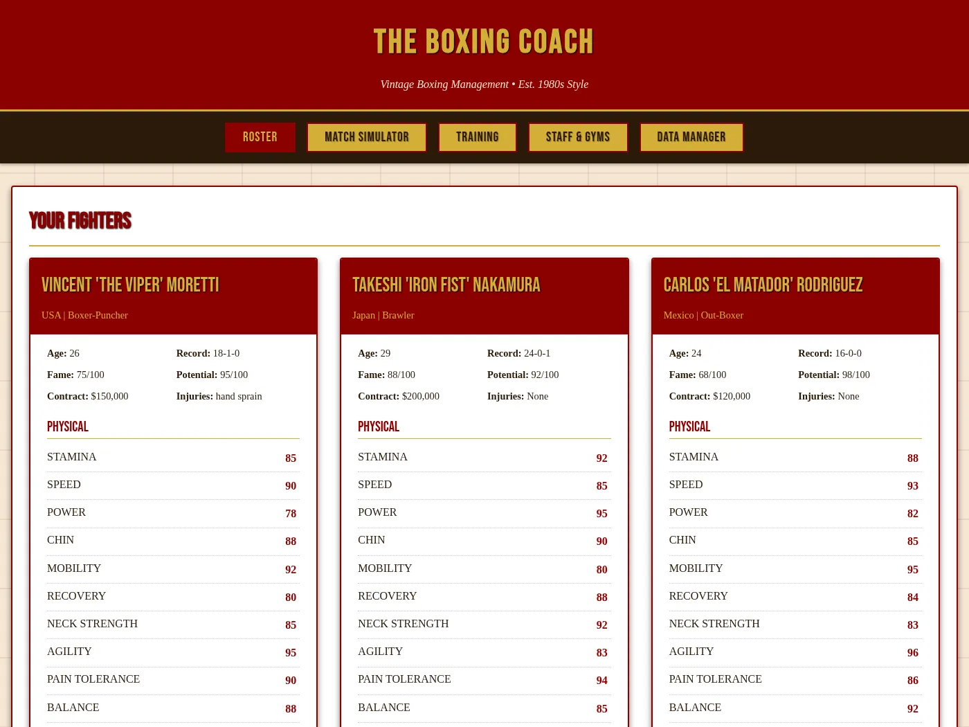 The Boxing Coach PWA