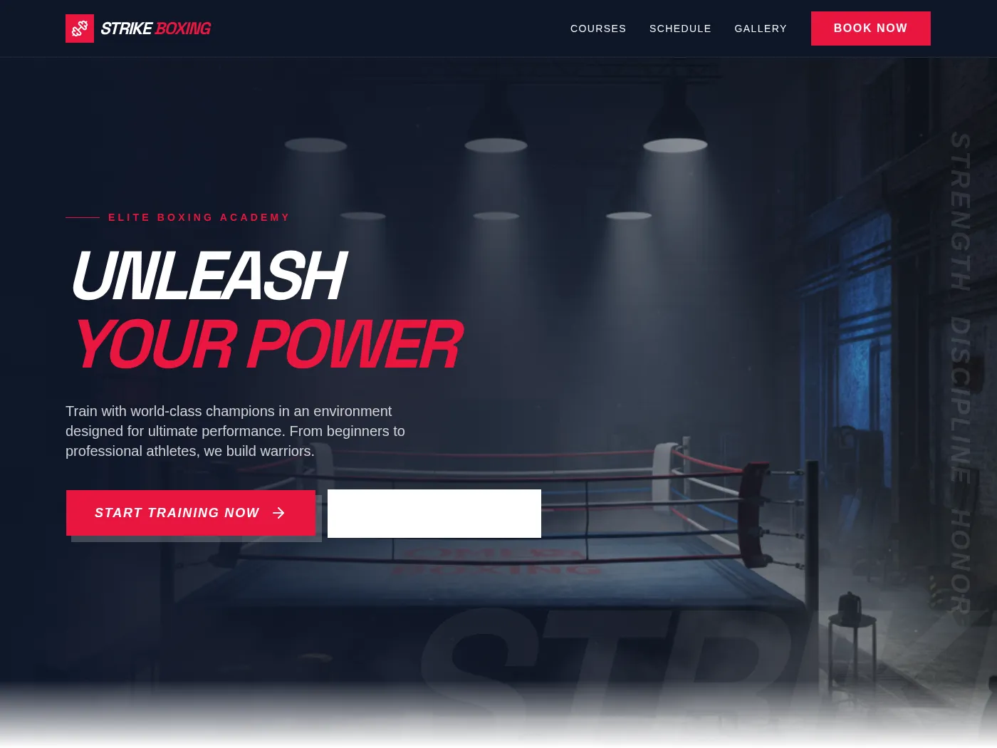 Boxing Course Info Site