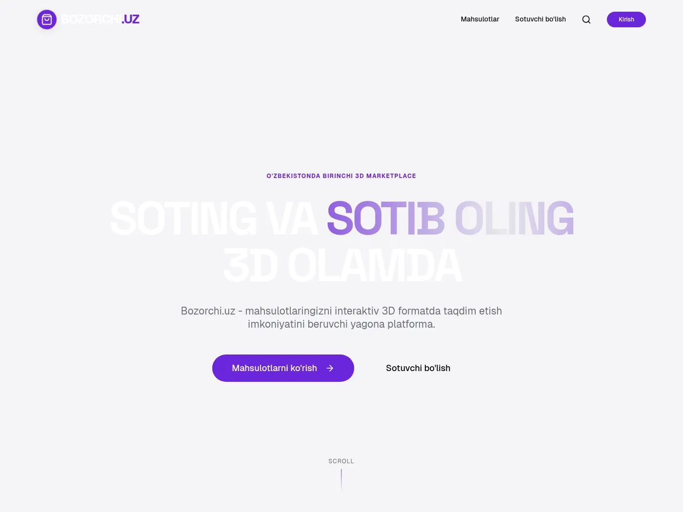 Bozorchi 3D Marketplace