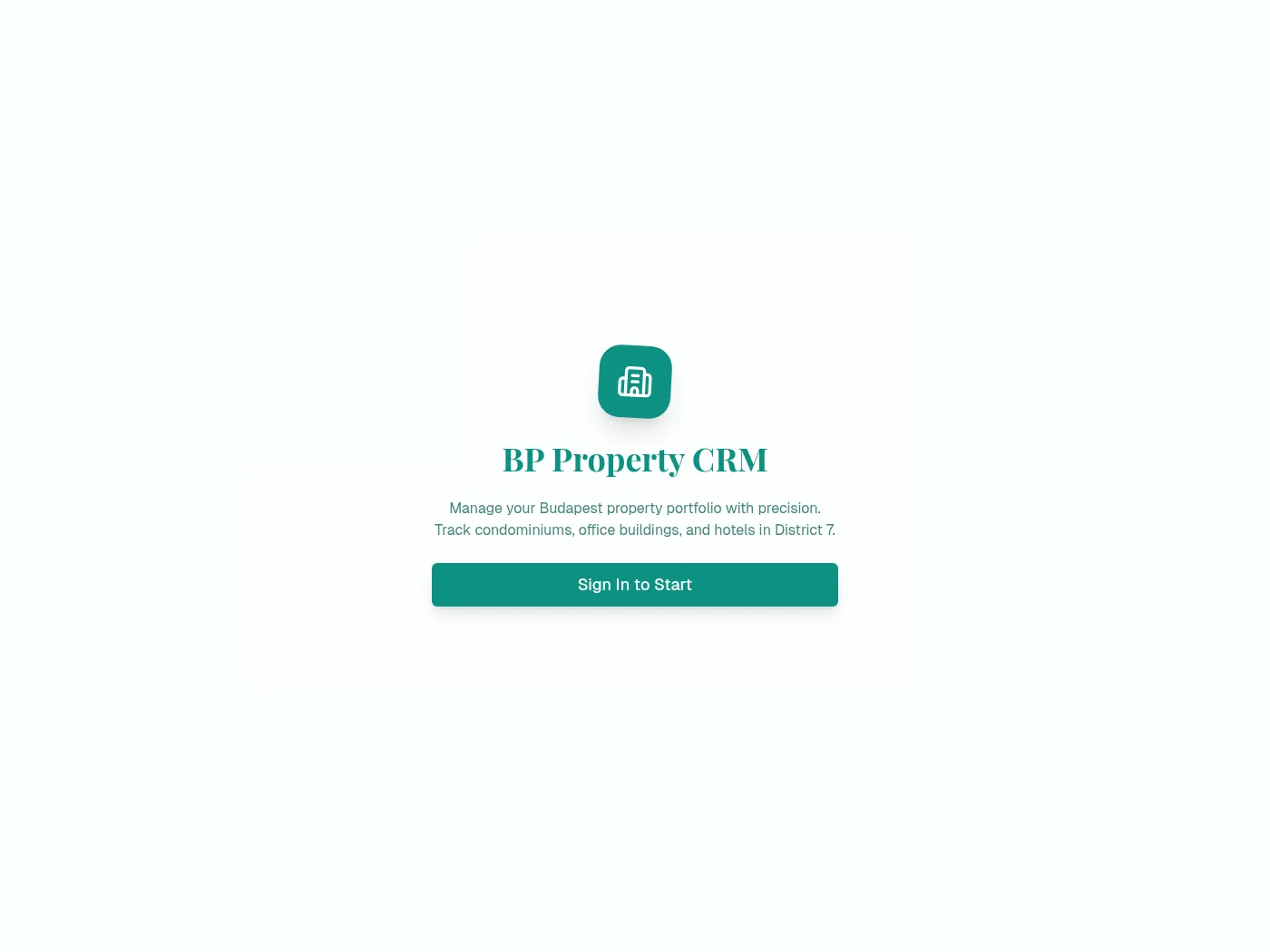 Budapest Property Map CRM