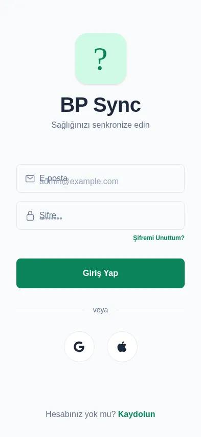 BP Sync Health Dashboard
