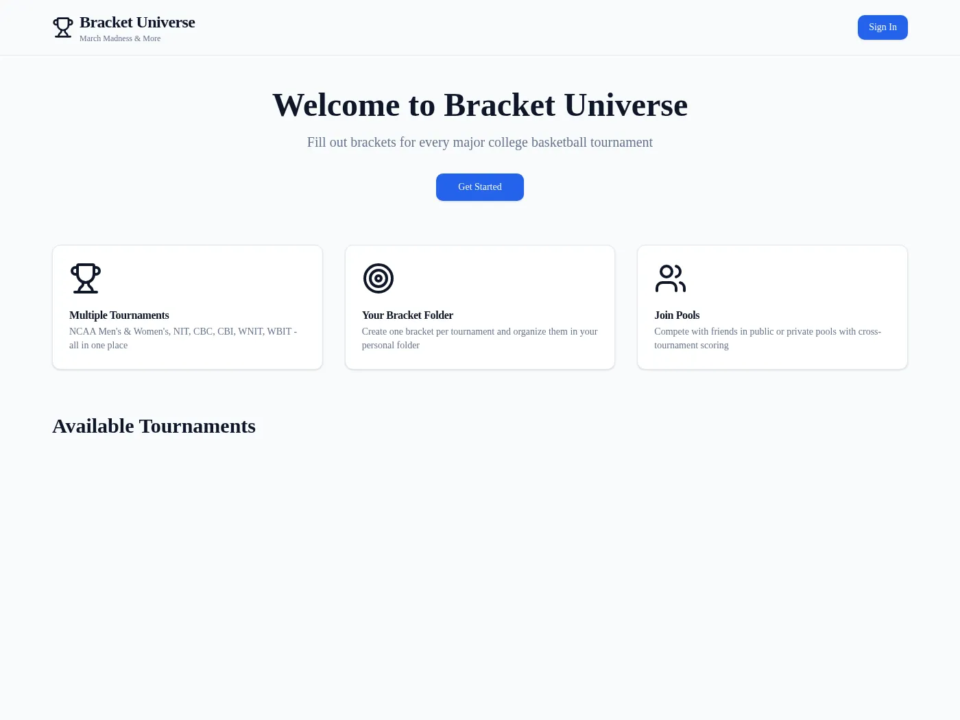 Bracket Universe