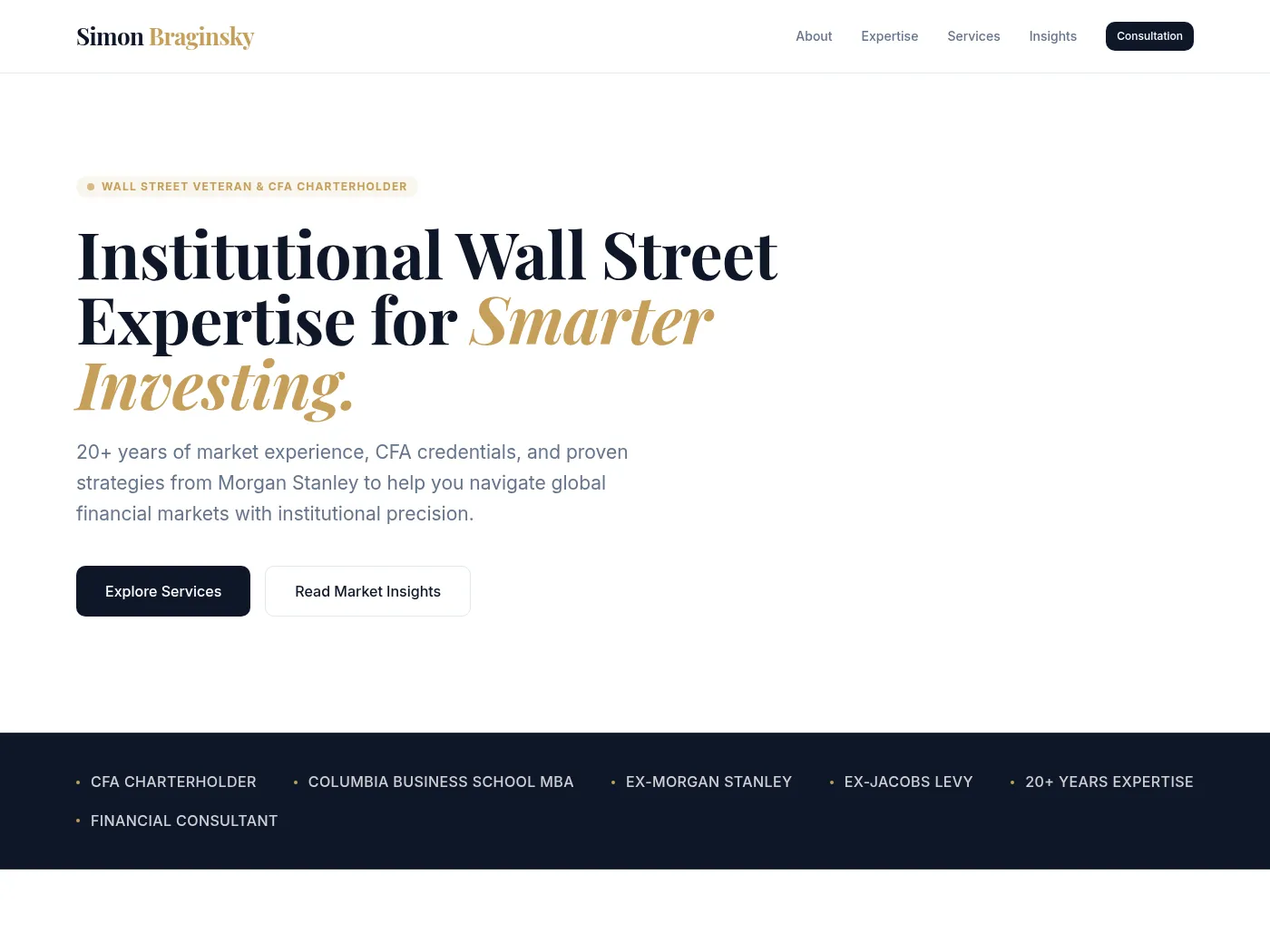 Braginsky Wall Street Site