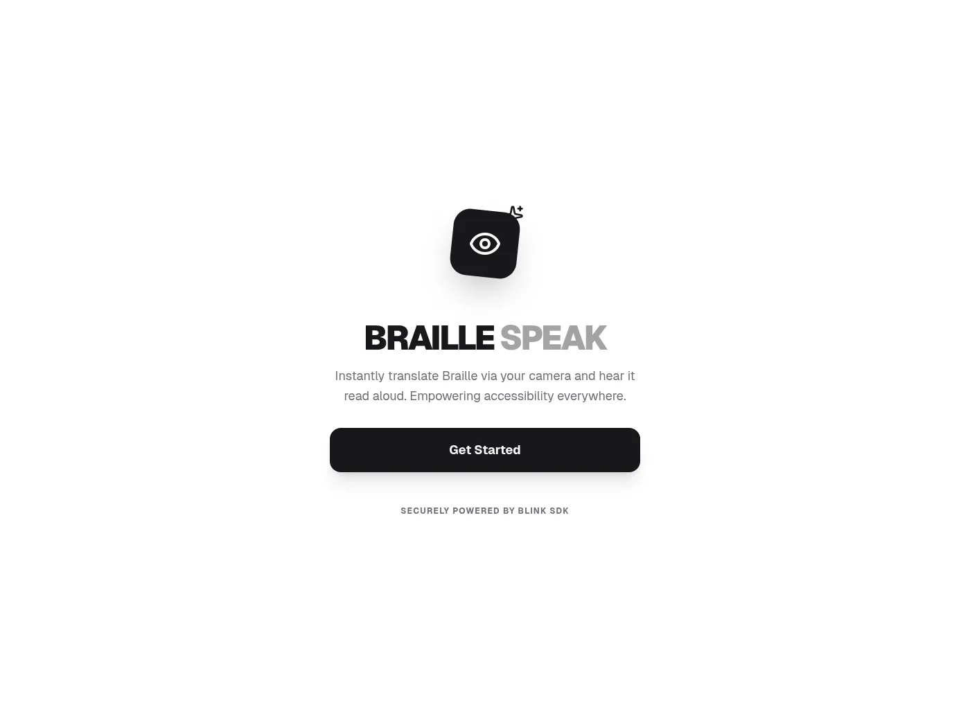 Braille Speak Translator
