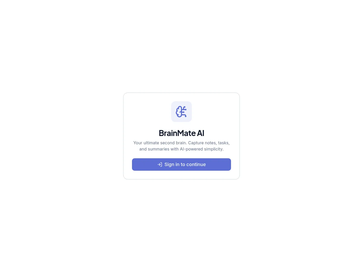 BrainMate AI