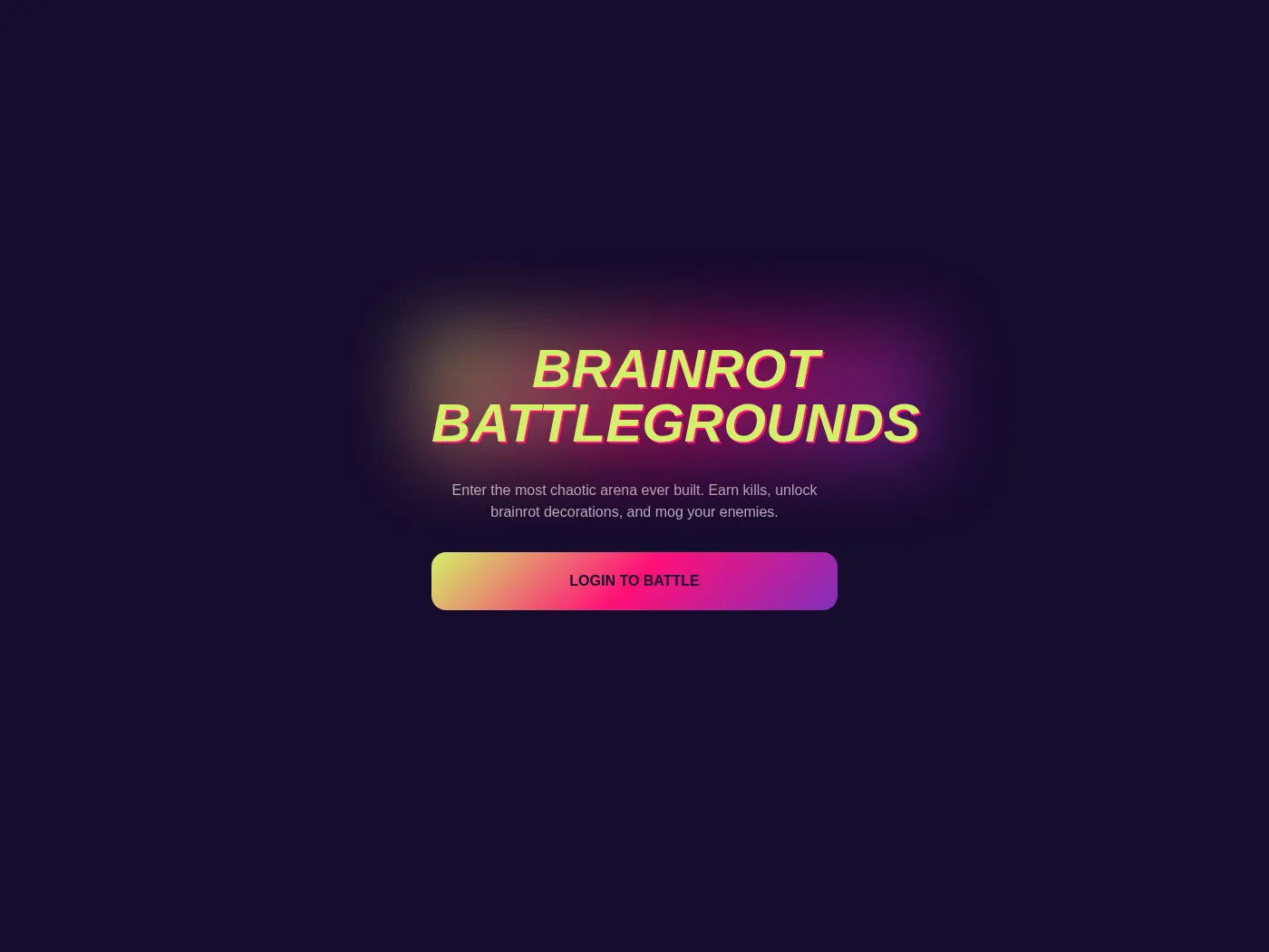 Brainrot Battlegrounds