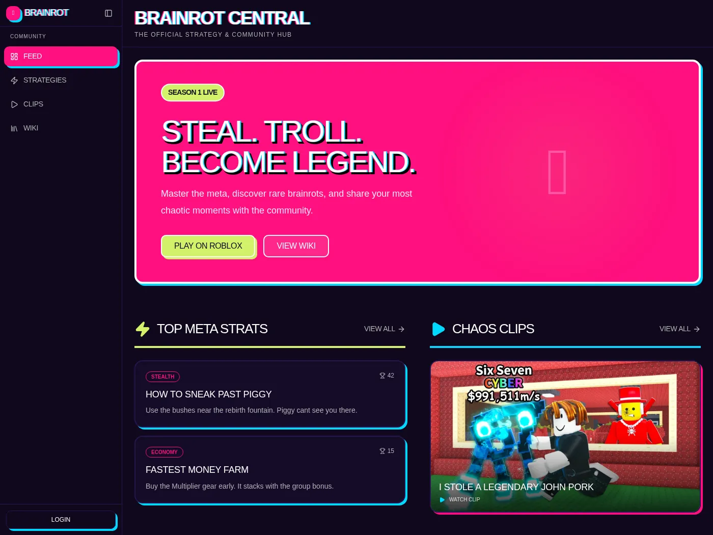 Steal a Brainrot Hub