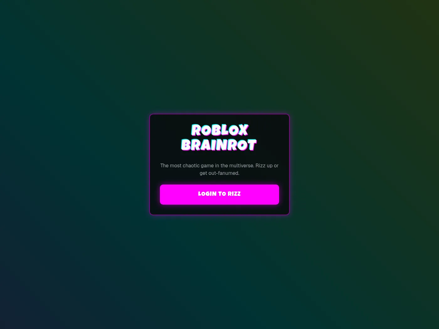 Brainrot Roblox Clone