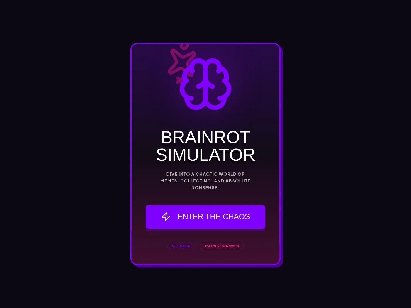 Brainrot Simulator Universe
