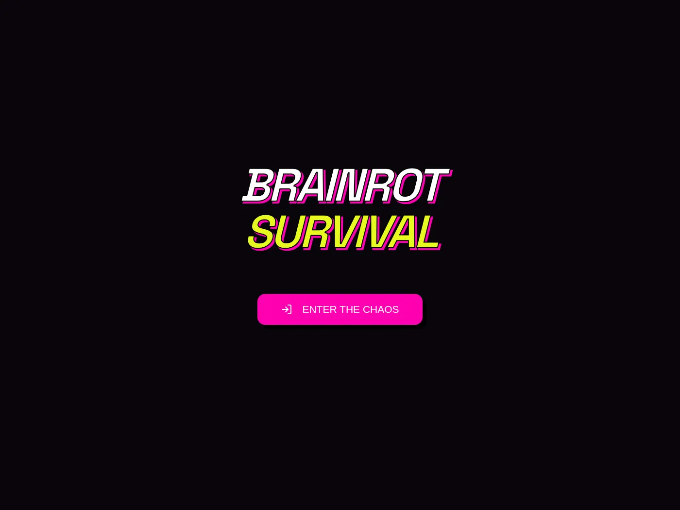 Brainrot Survival