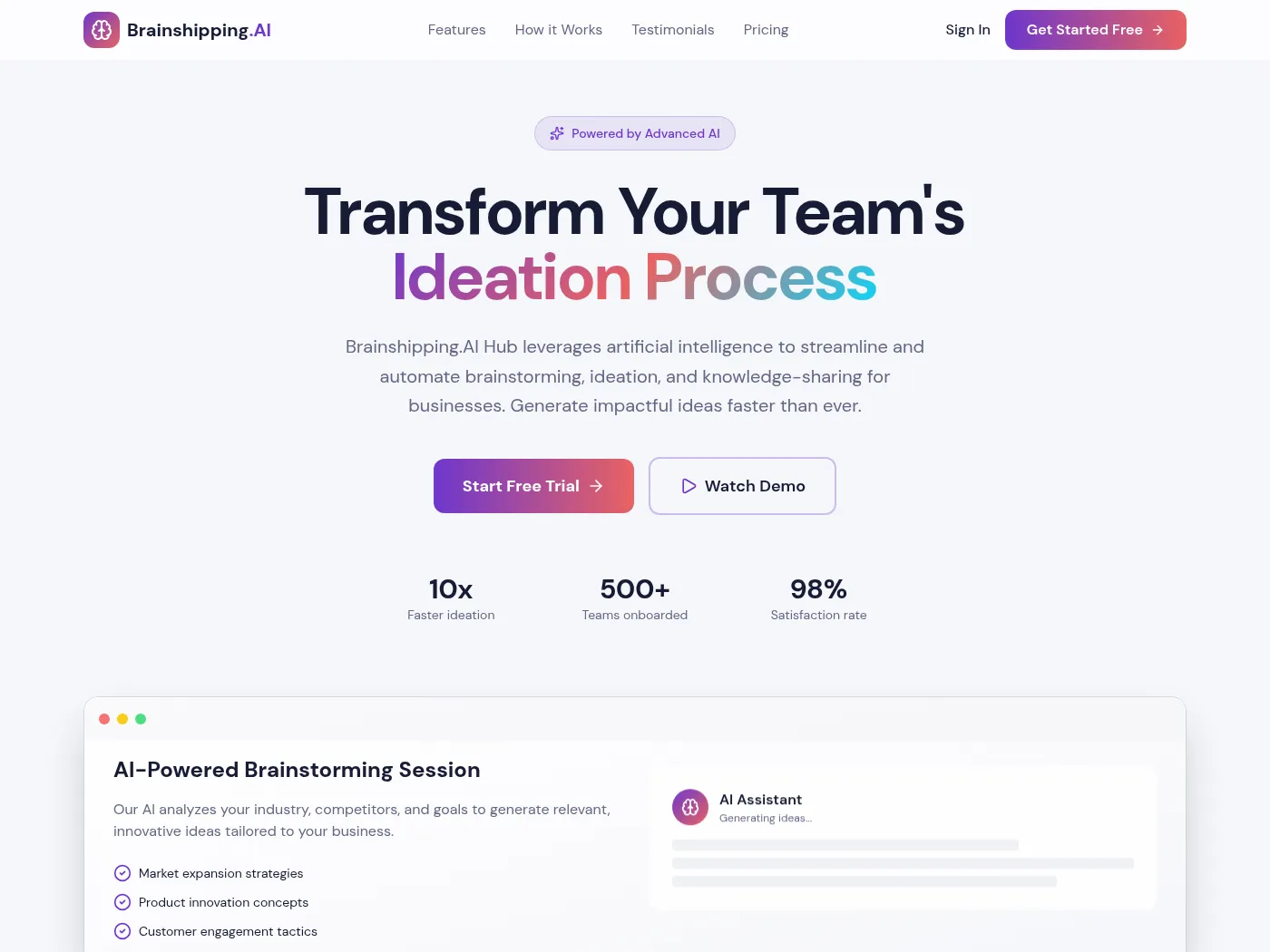 Brainshipping.AI Hub