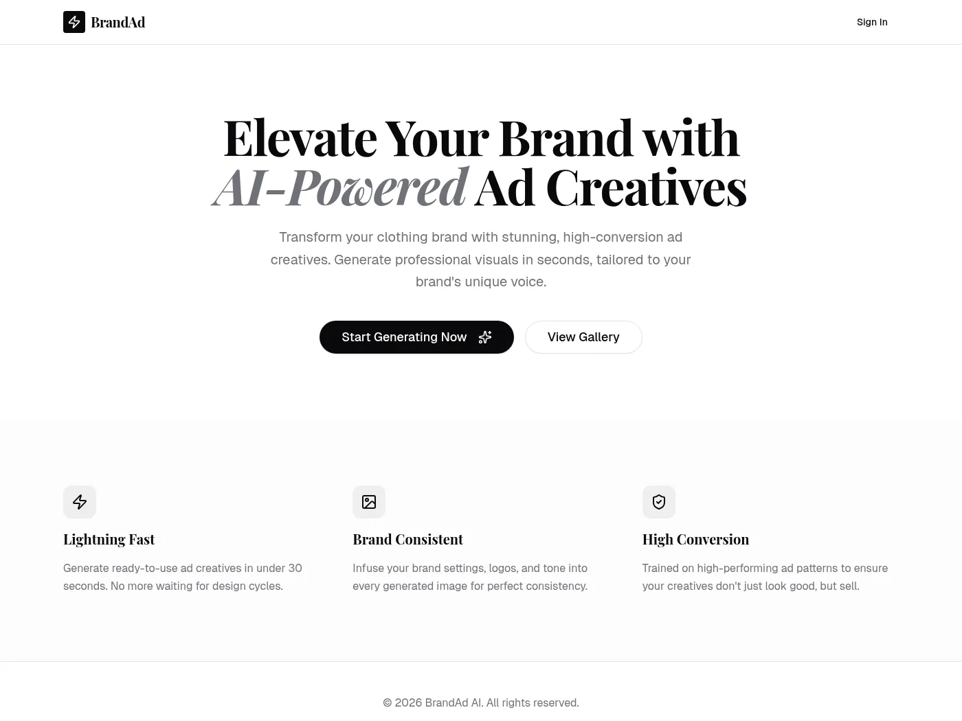 Brand Ad Generator