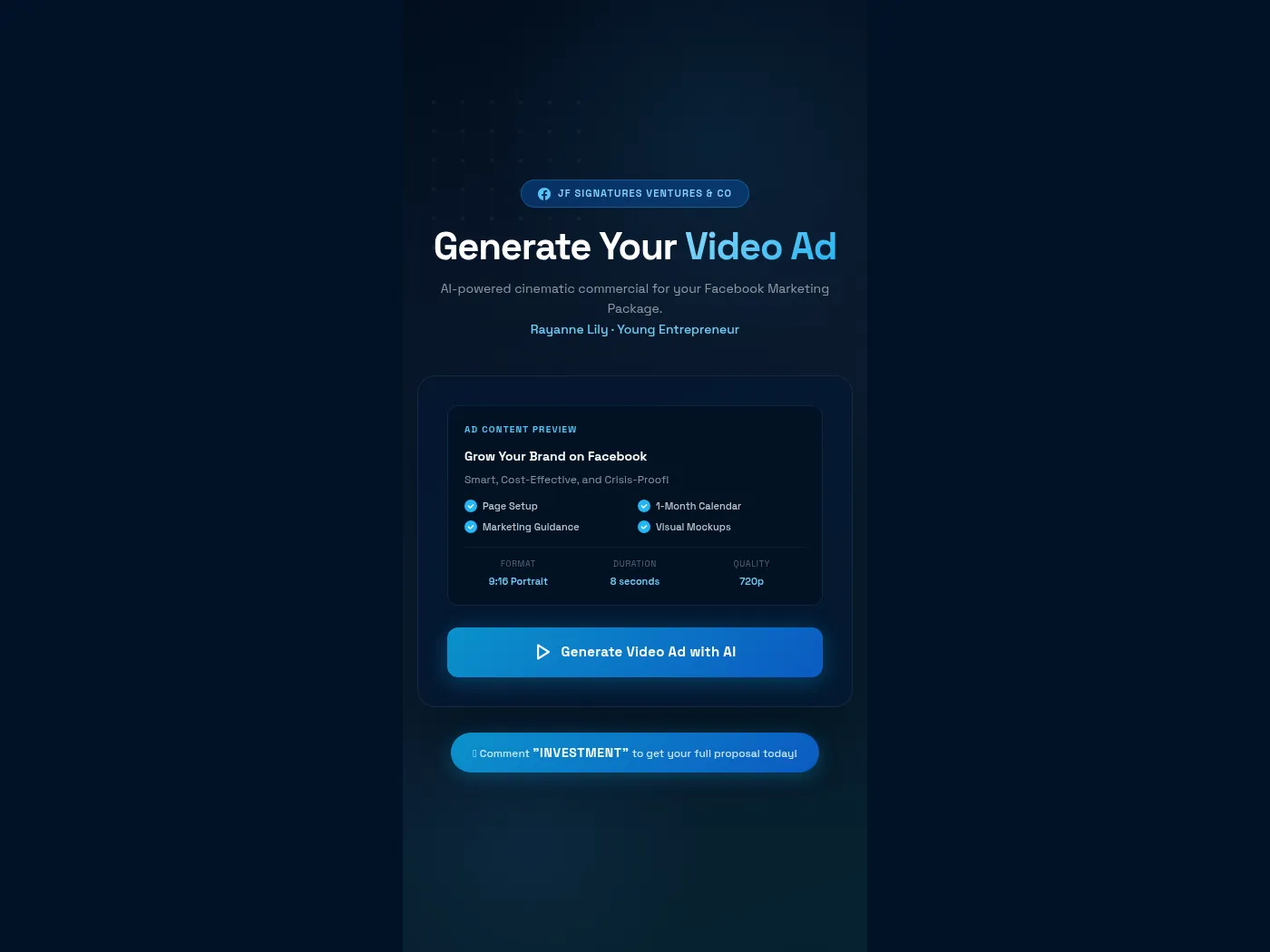 GrowYourBrand Ad Poster