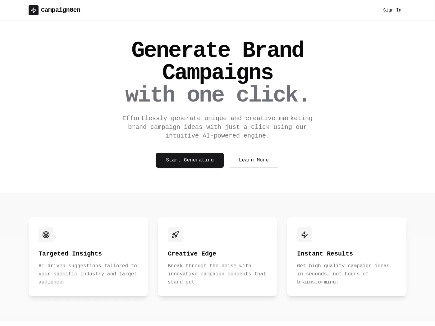 Brand Campaign Generator