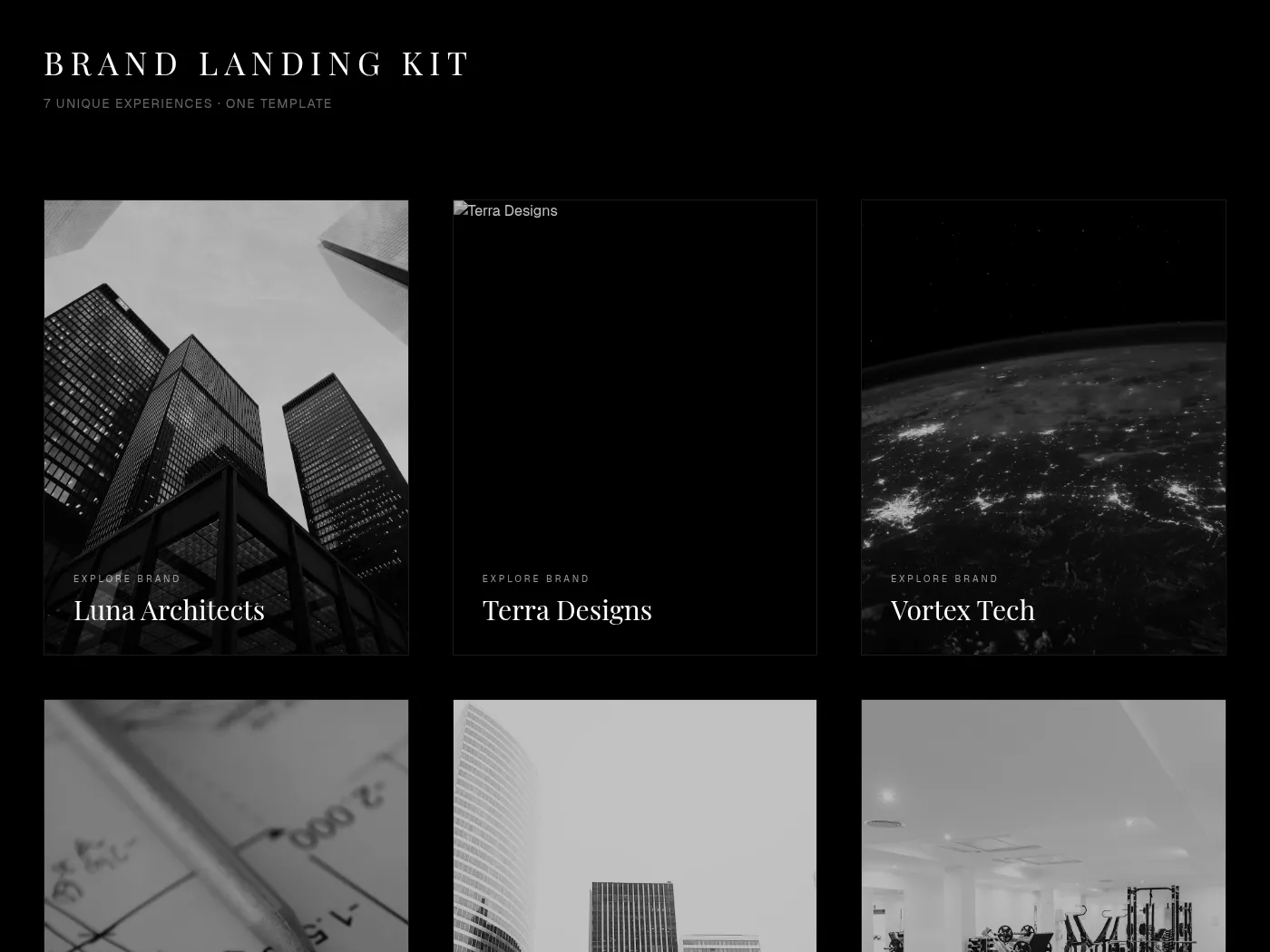 Brand Landing Kit