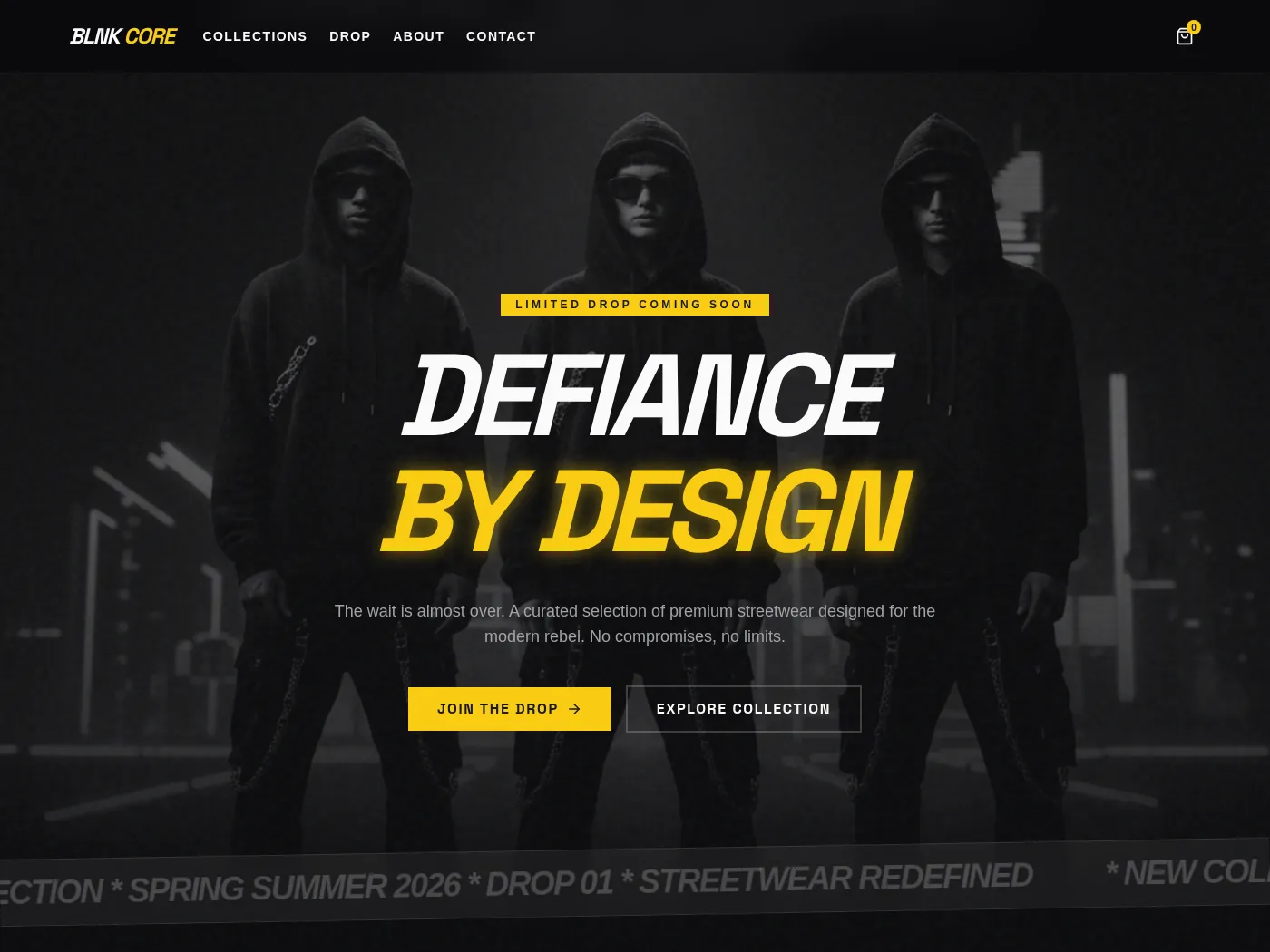 Brand Launch Website