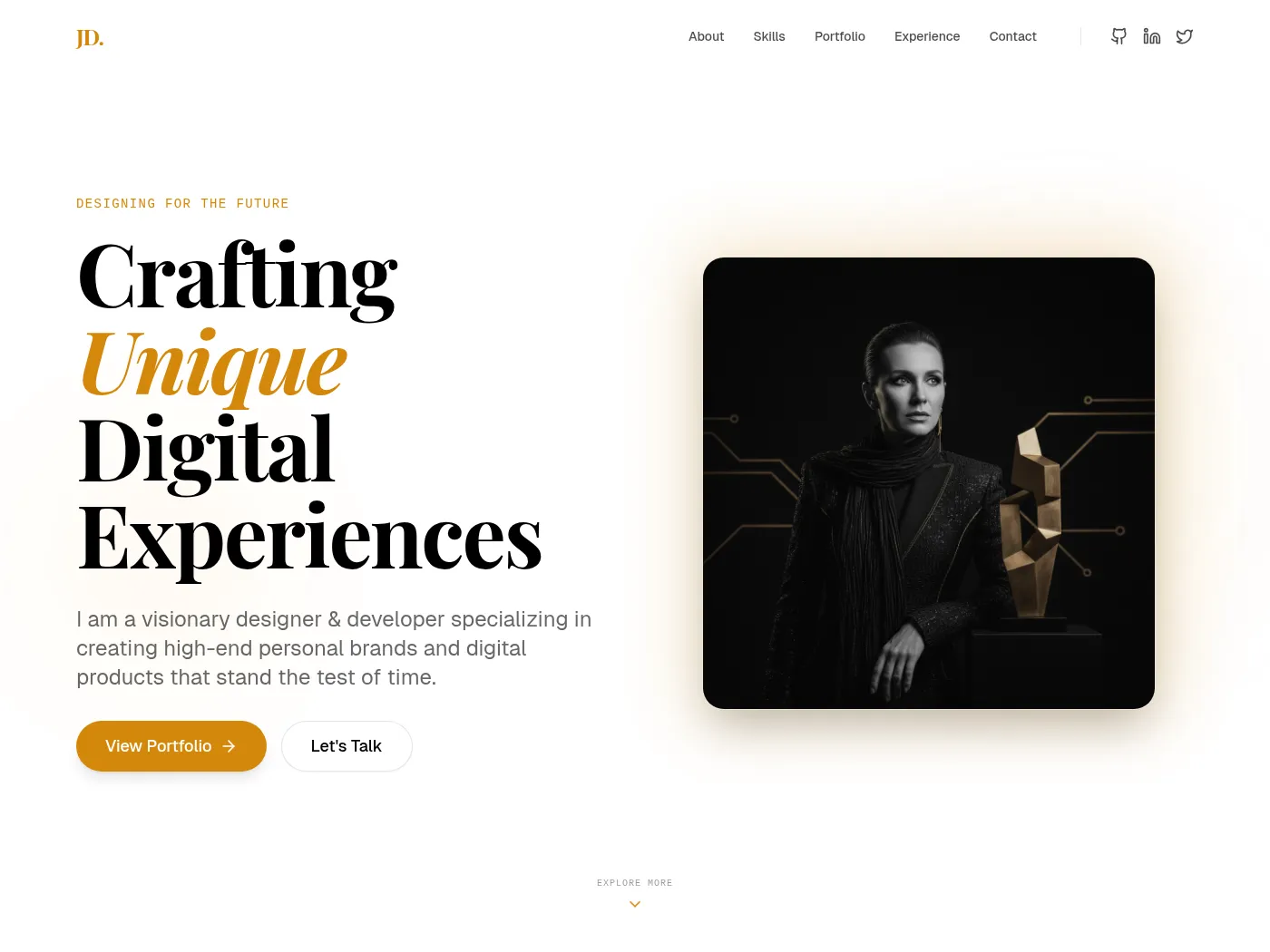 Personal Brand Page