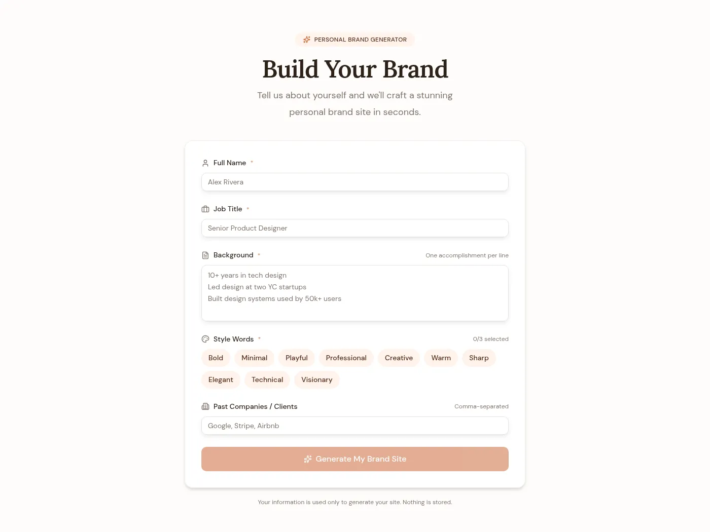 PersonalBrand Genie