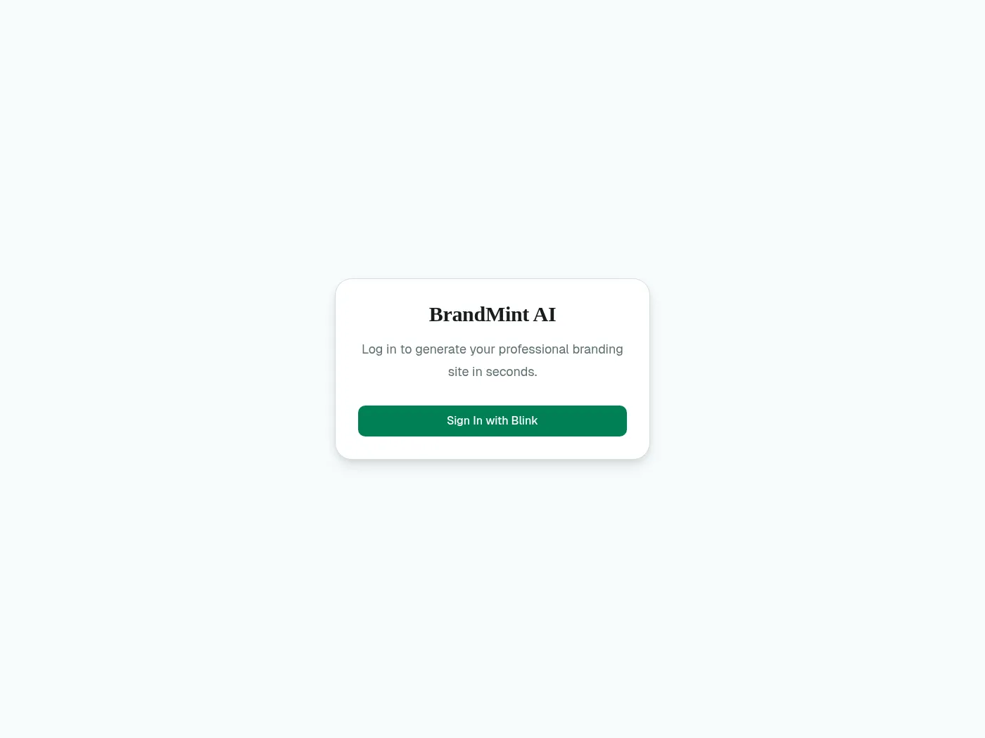 BrandMint AI Generator